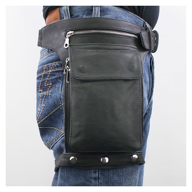 Drop leg bag designed for Bikers. Practical, durable and secure